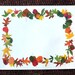 October Leaves Printable Border, Fall Digital Border - Etsy