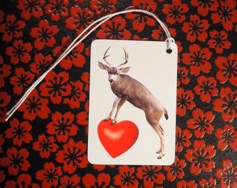 Deer Tags Round Paper Gift Tags Set of 10 - Etsy