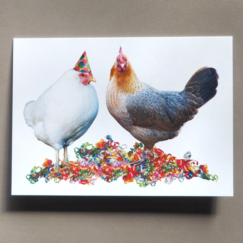 Chicken Birthday Cards - Etsy
