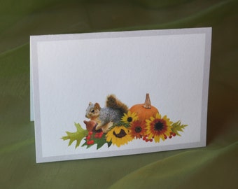 Editable Thanksgiving/friendsgiving Place Card Fall Flowers - Etsy