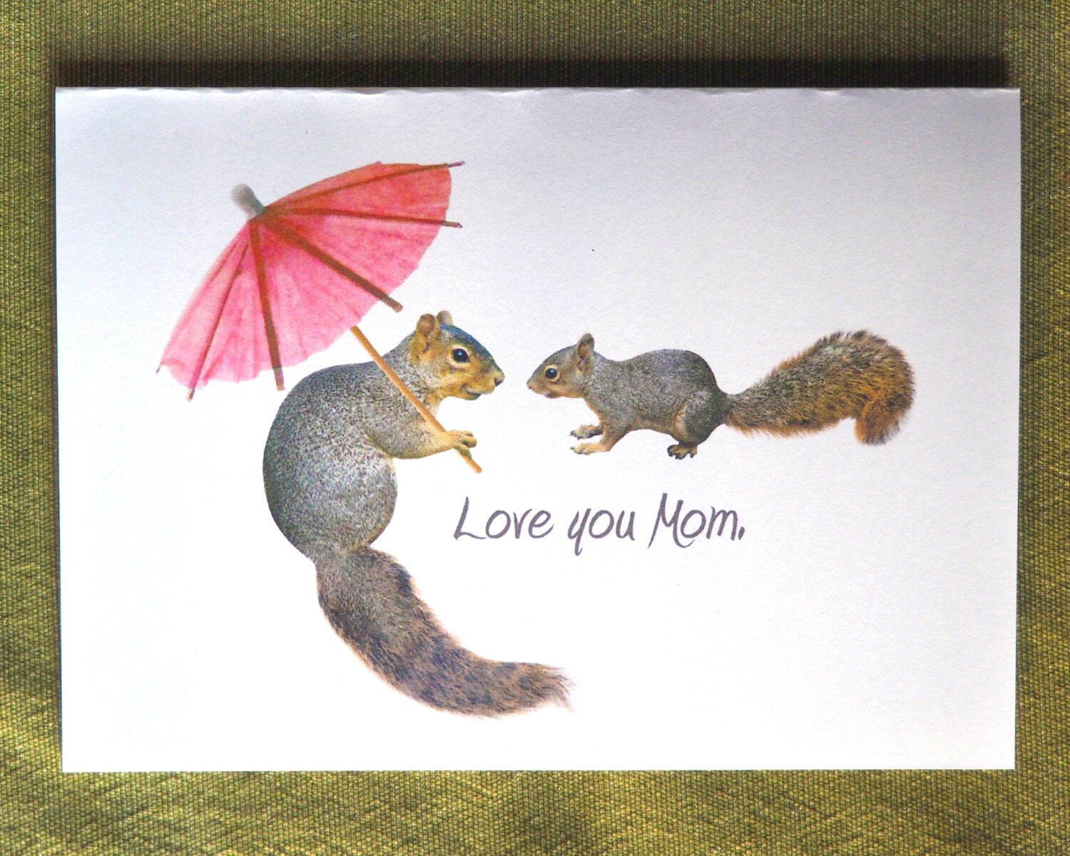 Squirrels Printable Mother's Day Card Instant Download | Etsy