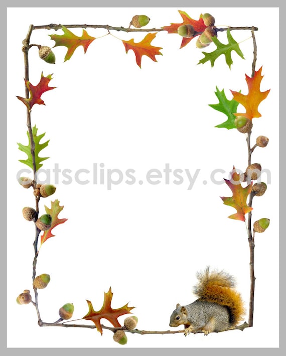 Acorn Border Clip Art