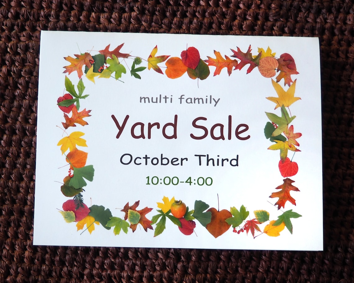 October Leaves Printable Border Fall Digital Border | Etsy