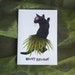 Skunk With Birthday Cake Printable Birthday Card, Digital Skunk ...