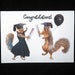 Grad Squirrels Printable Graduation Card Digital Squirrel | Etsy