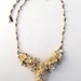 PARCHMENT VEE NECKLACE Handmade by Vintage Jewelry Designer Colleen ...