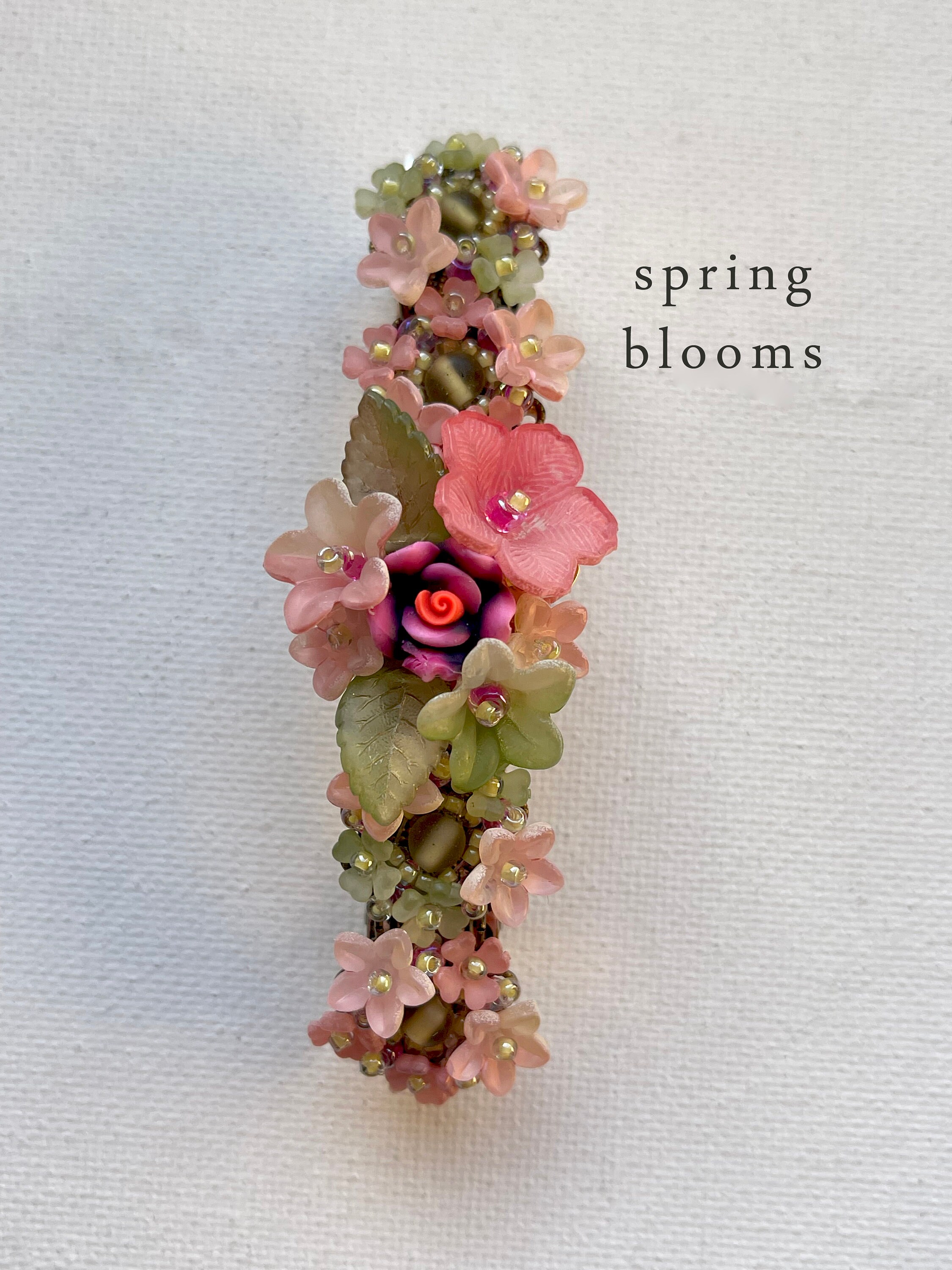 COLLEEN TOLAND Slim Barrette Flower Barette in 6 Colors. Gifts for the ...