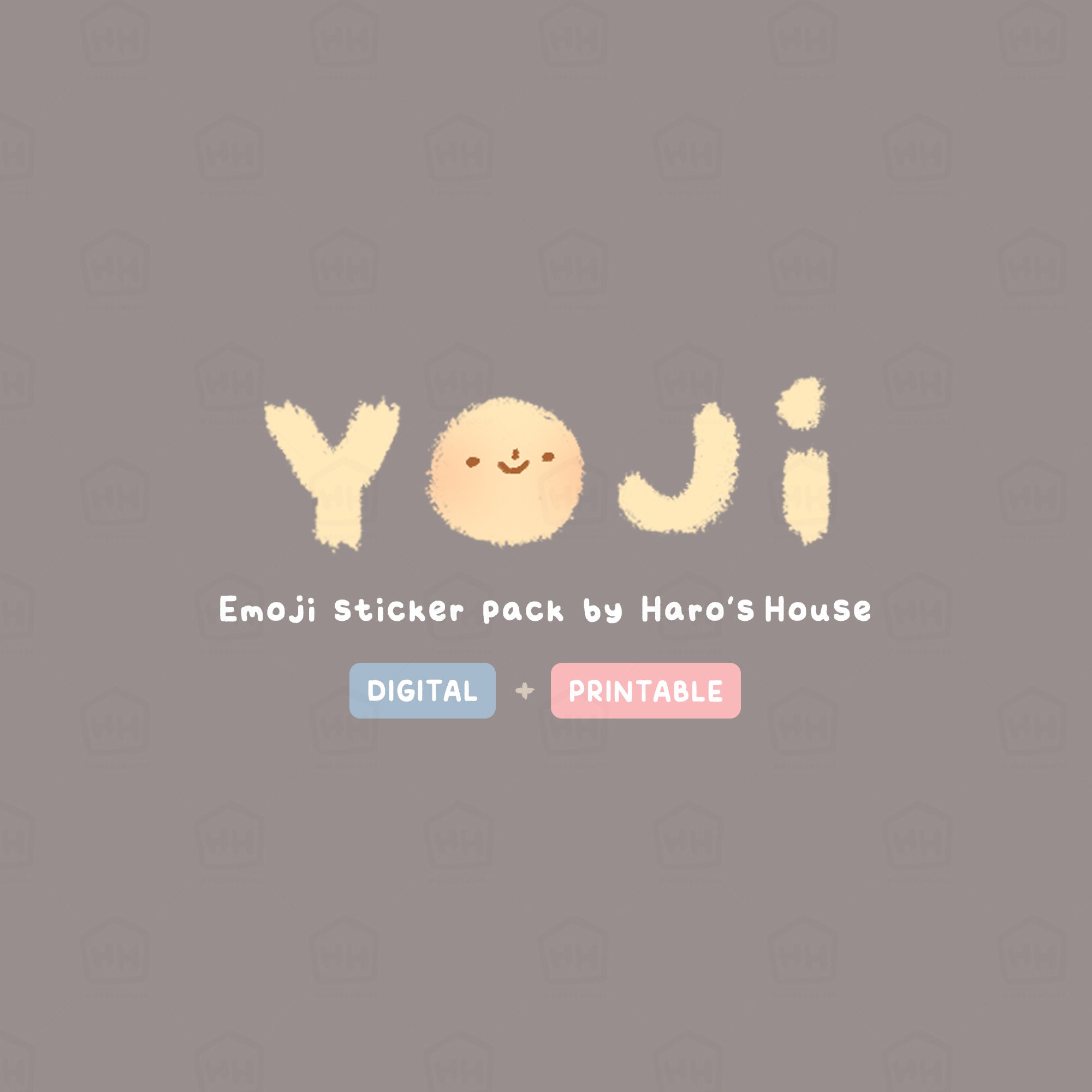 YOJI Emoji Stickers | Digital & Printable - Etsy