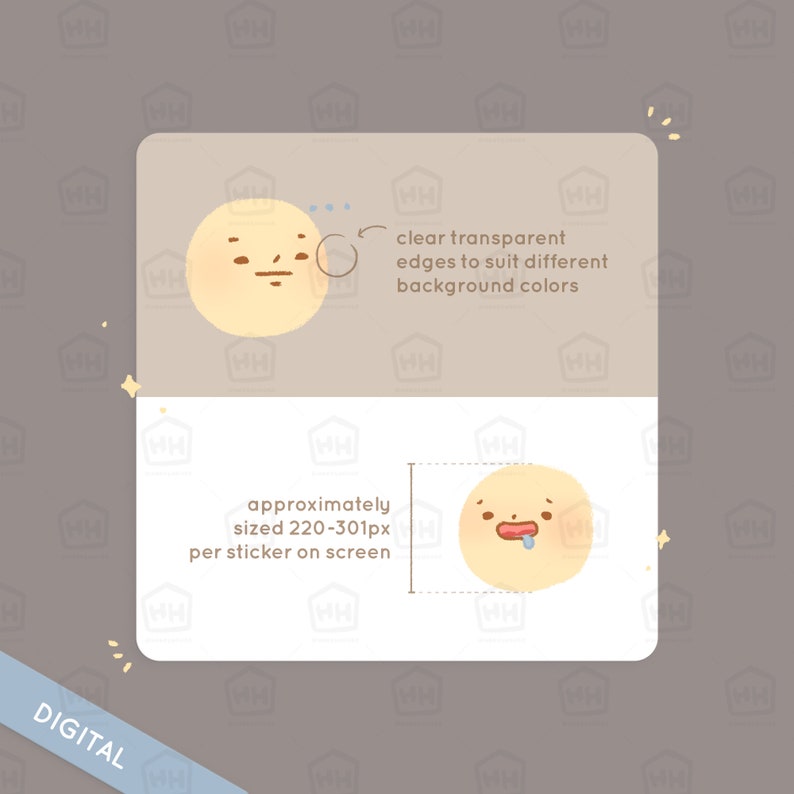 YOJI Emoji Stickers | Digital & Printable - Etsy