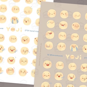 YOJI Emoji Stickers | Digital & Printable - Etsy