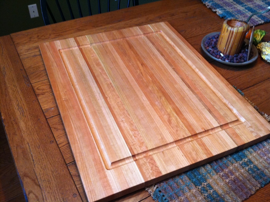 Butcher Block Cherry. It’s Huge! 24"x36" 1 1/4" Thick With Juice Groove ...