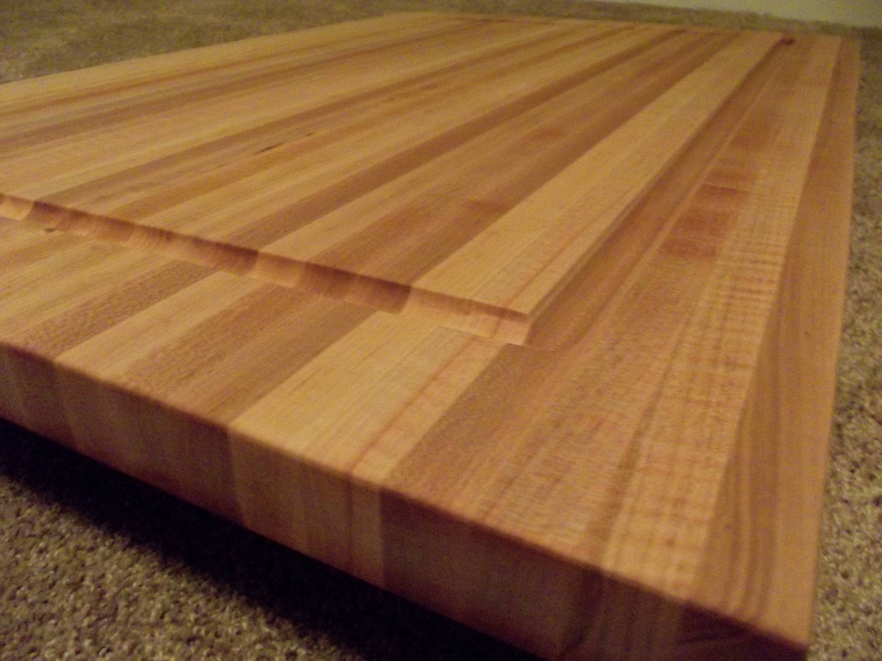 Butcher Block Extra Large Hard Maple With Juice Groove. 2'x3' 1 1/4 ...