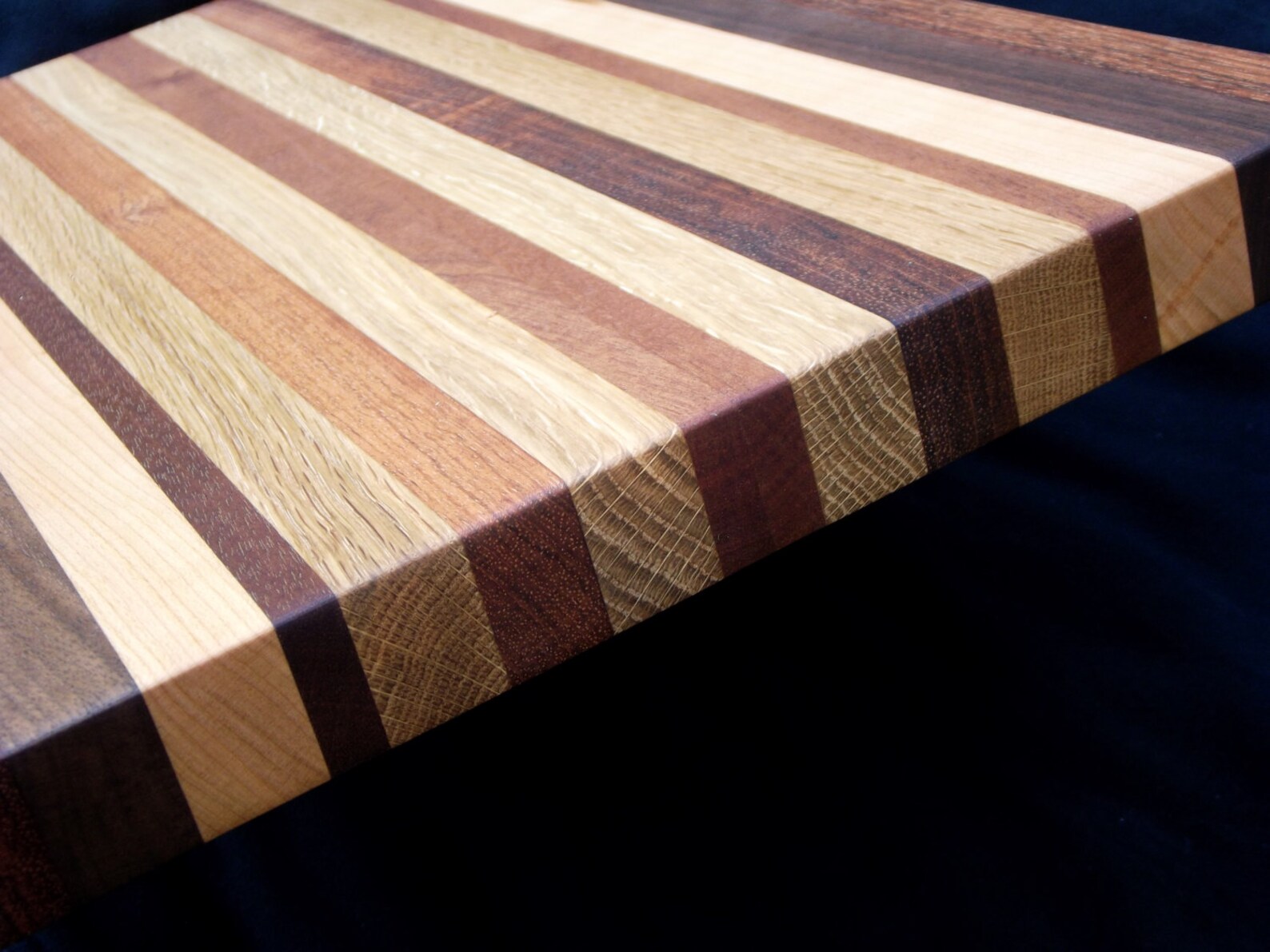 Butcher Block Cutting Board With Three or More Species. Each One is an ...