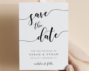 Save the Date Font - Etsy