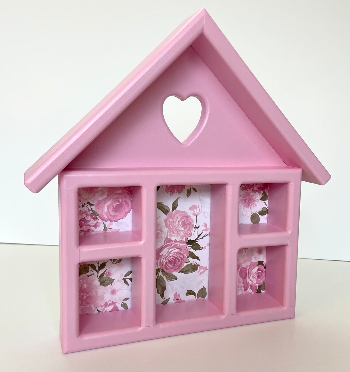 Pink Wood Shadow Box Pink Wall Accent Pink Wall Hanging - Etsy