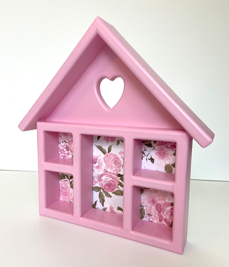 Pink Wood Shadow Box Pink Wall Accent Pink Wall Hanging - Etsy