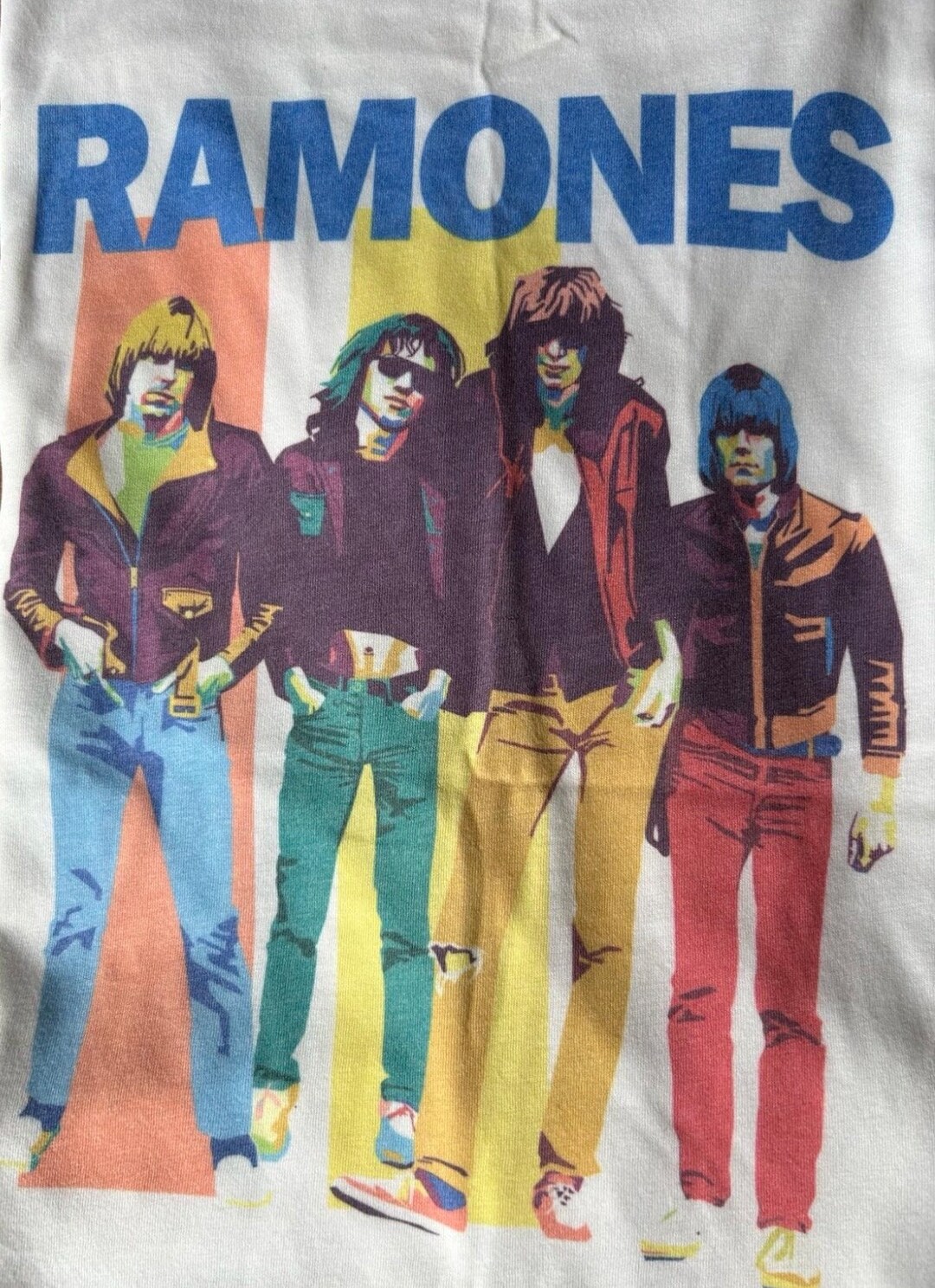 Ramones Color/t- Shirt/ Vintage Feel Tee - Etsy