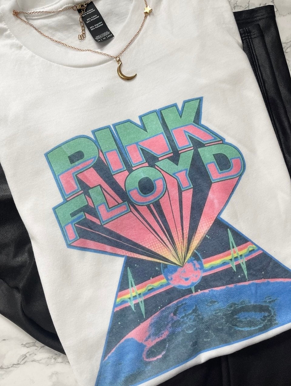 Pink Floyd Colors/t- Shirt/ Vintage Feel Tee - Etsy
