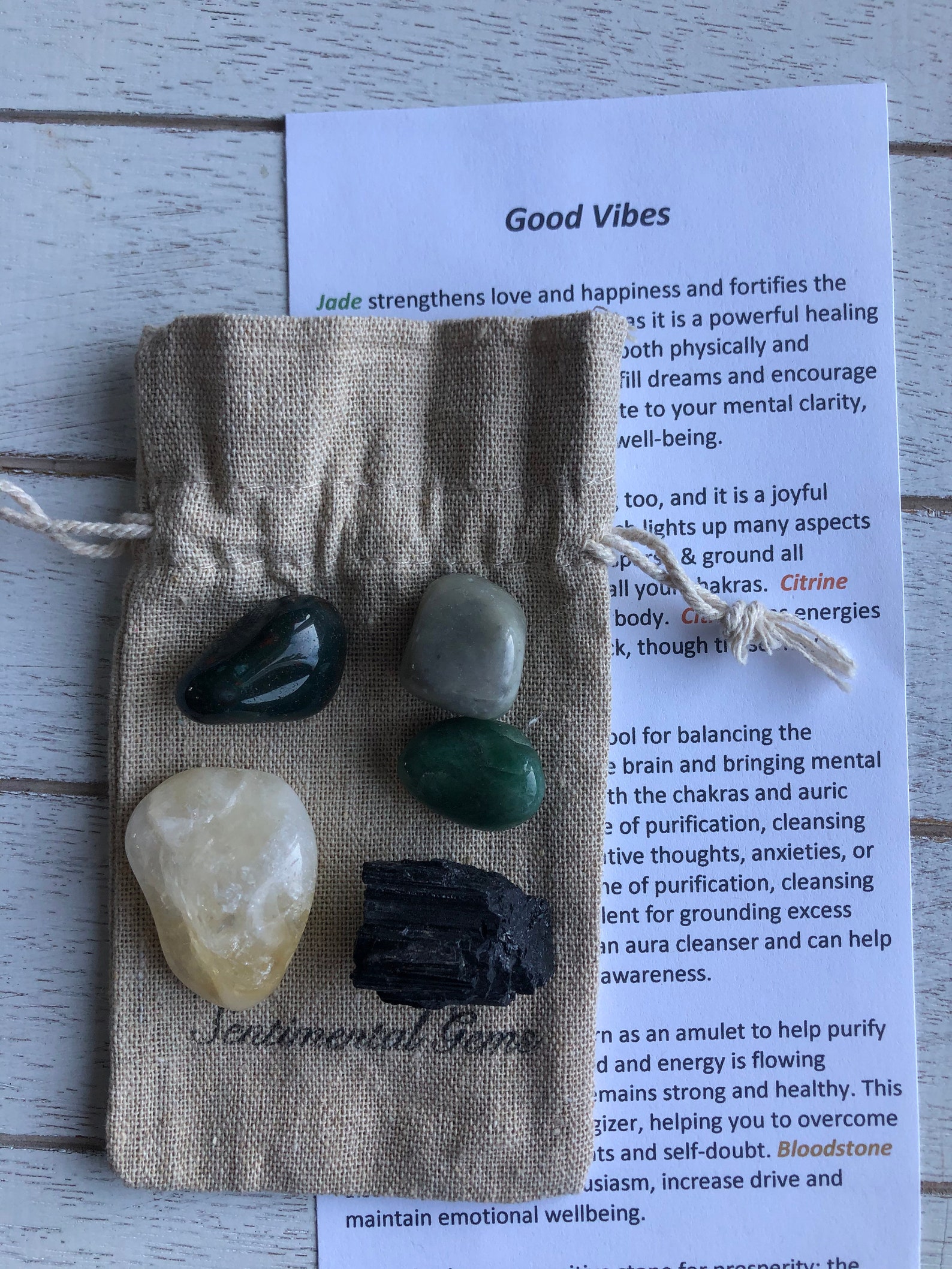 Good Vibes Crystal Kit - Etsy