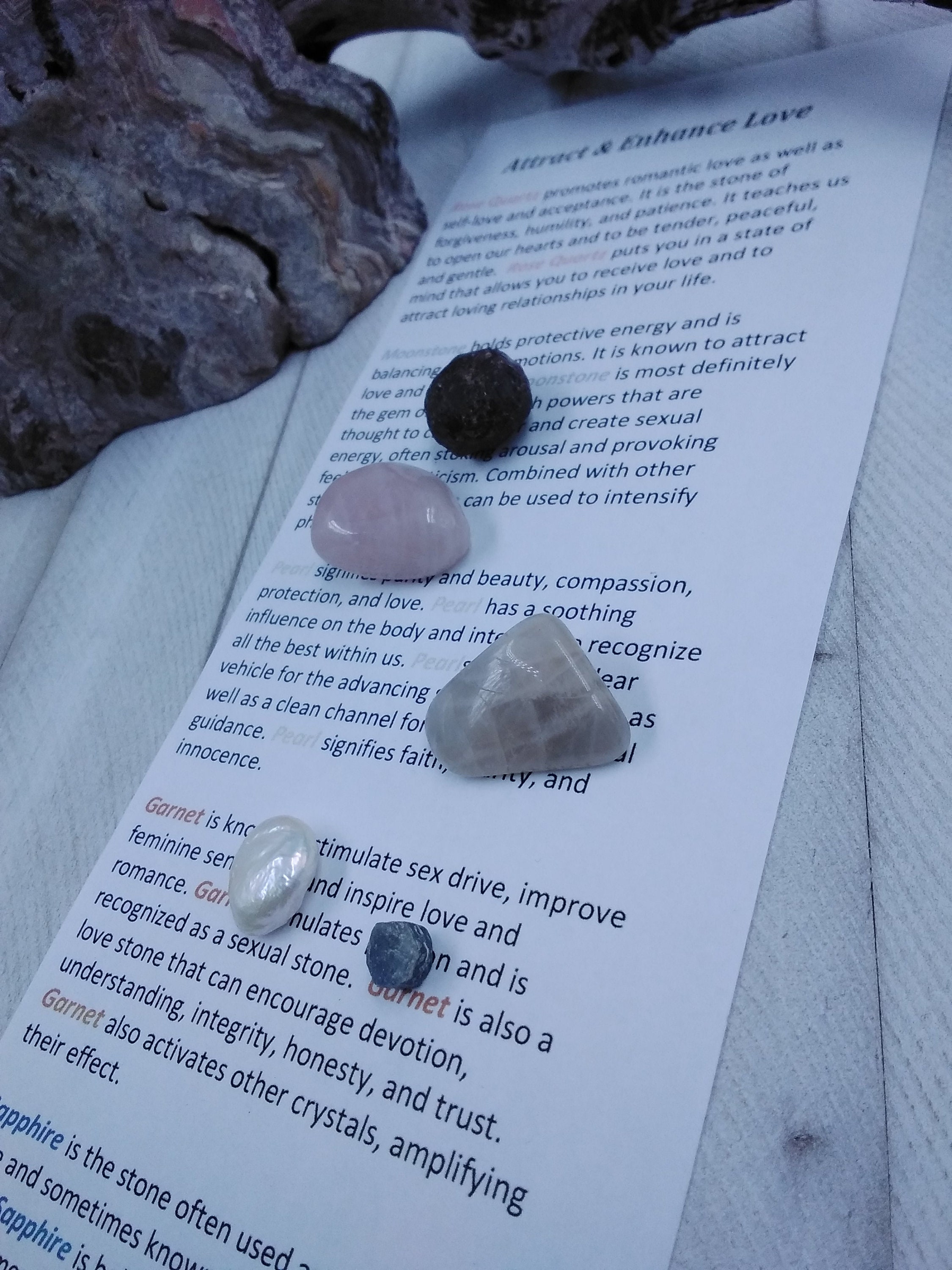 Attract and Enhance Love Crystal Kit : Attracting Love | Etsy