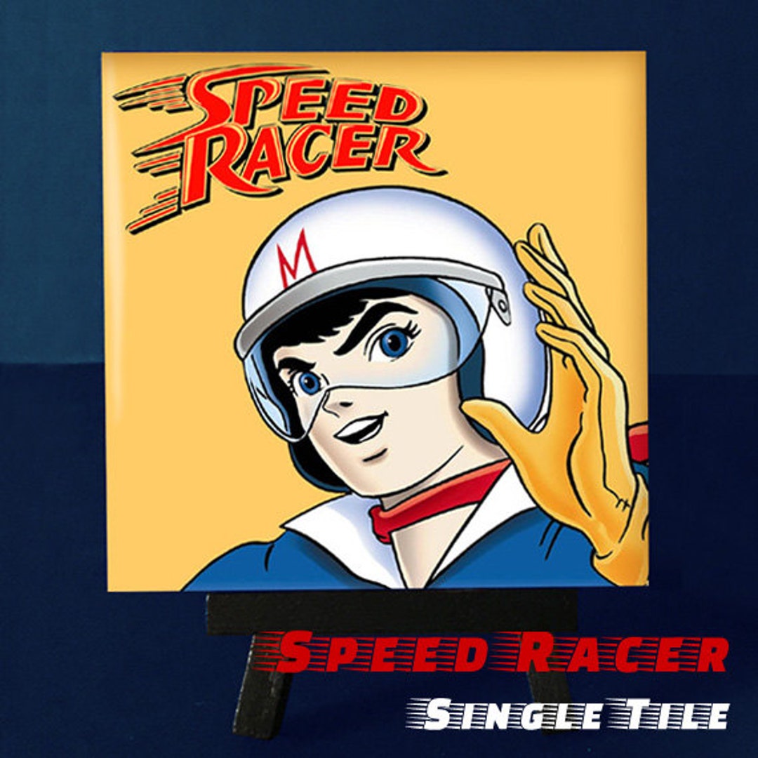 Speed Racer - Ceramic Tile - Etsy