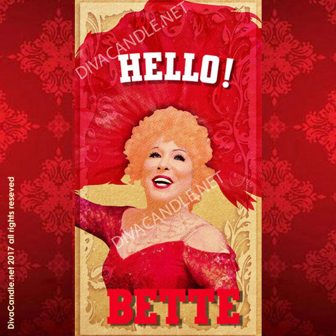 Bette Midler in Hello Dolly - Etsy
