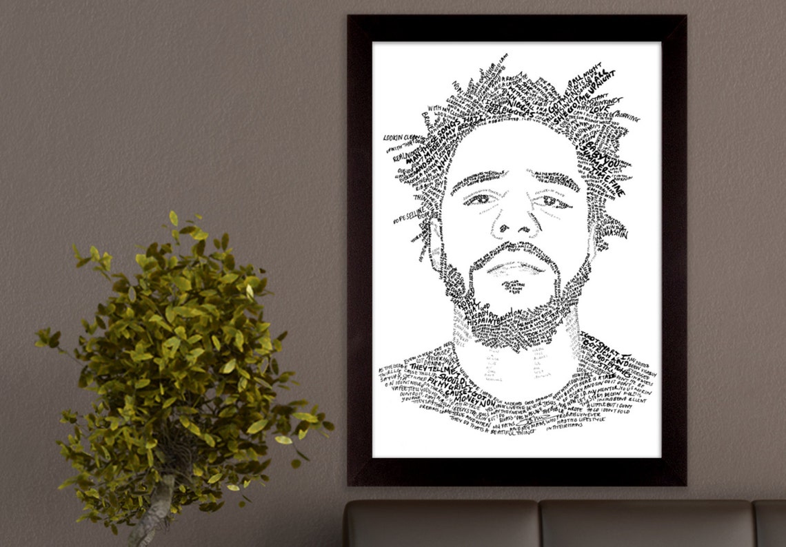 J. Cole Lyric Poster - Etsy