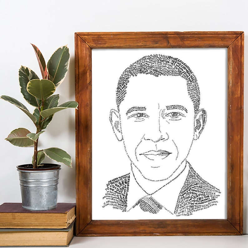 Barack Obama Commemorative Poster - Etsy