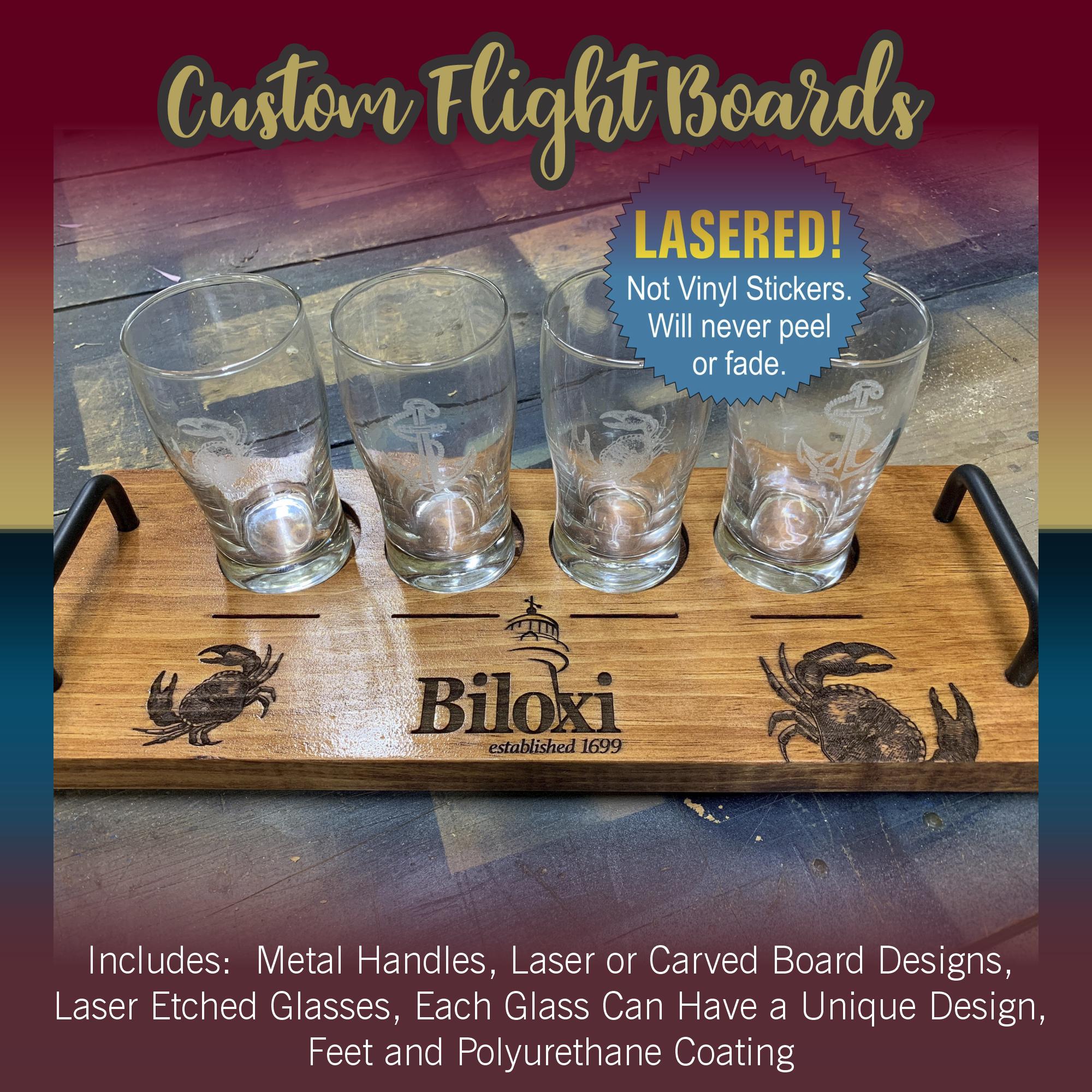 Personalized Beer Flight Board, Taster Tray, Groomsmen Gift, Whiskey ...