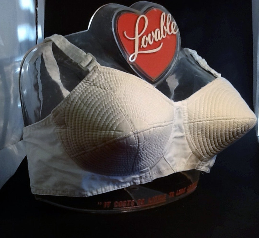 Sexy Circle Stitch Bullet Bra 30b New Old Stock White Etsy