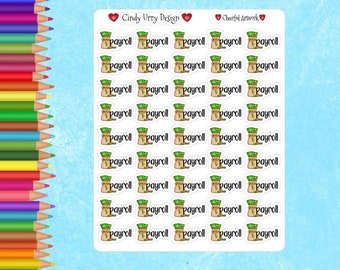 Payroll Retro Rainbow Sticker 3.0x1.6 - Etsy