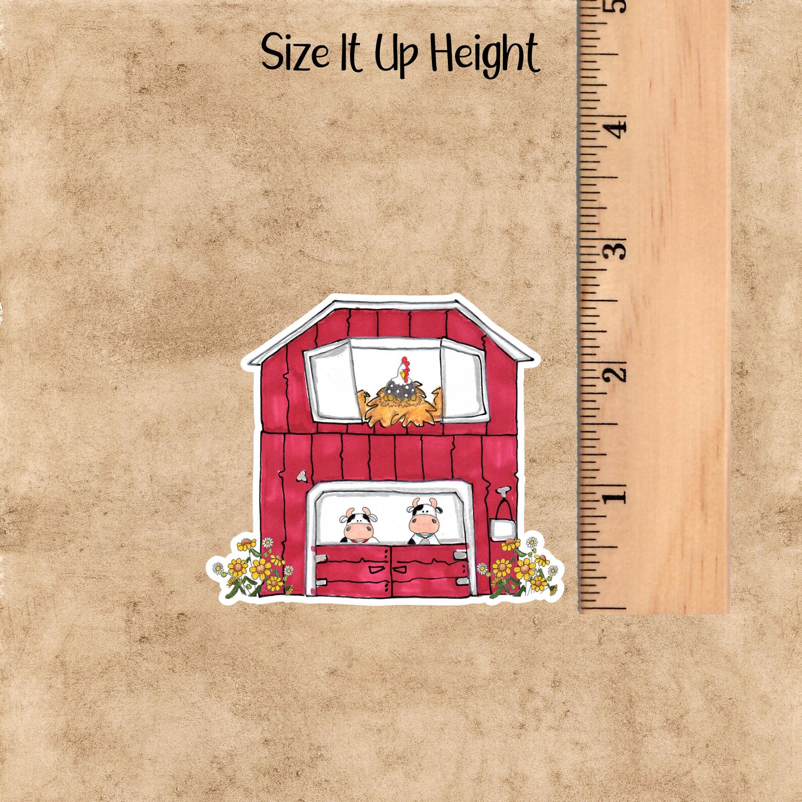 Farming Barn Vinyl Laminated Sticker Weatherproof Decal - Etsy