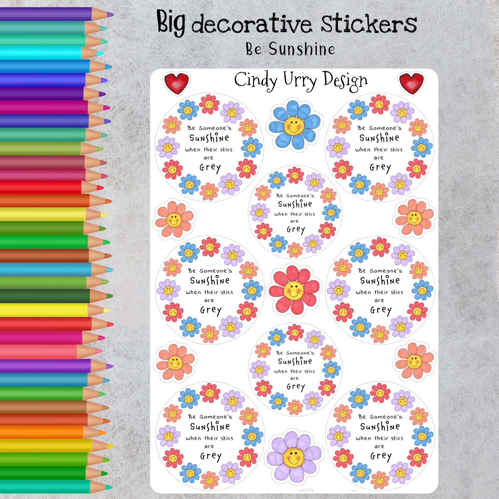 Be Someone's Sunshine Decor Sticker. Bigger Sticker to - Etsy