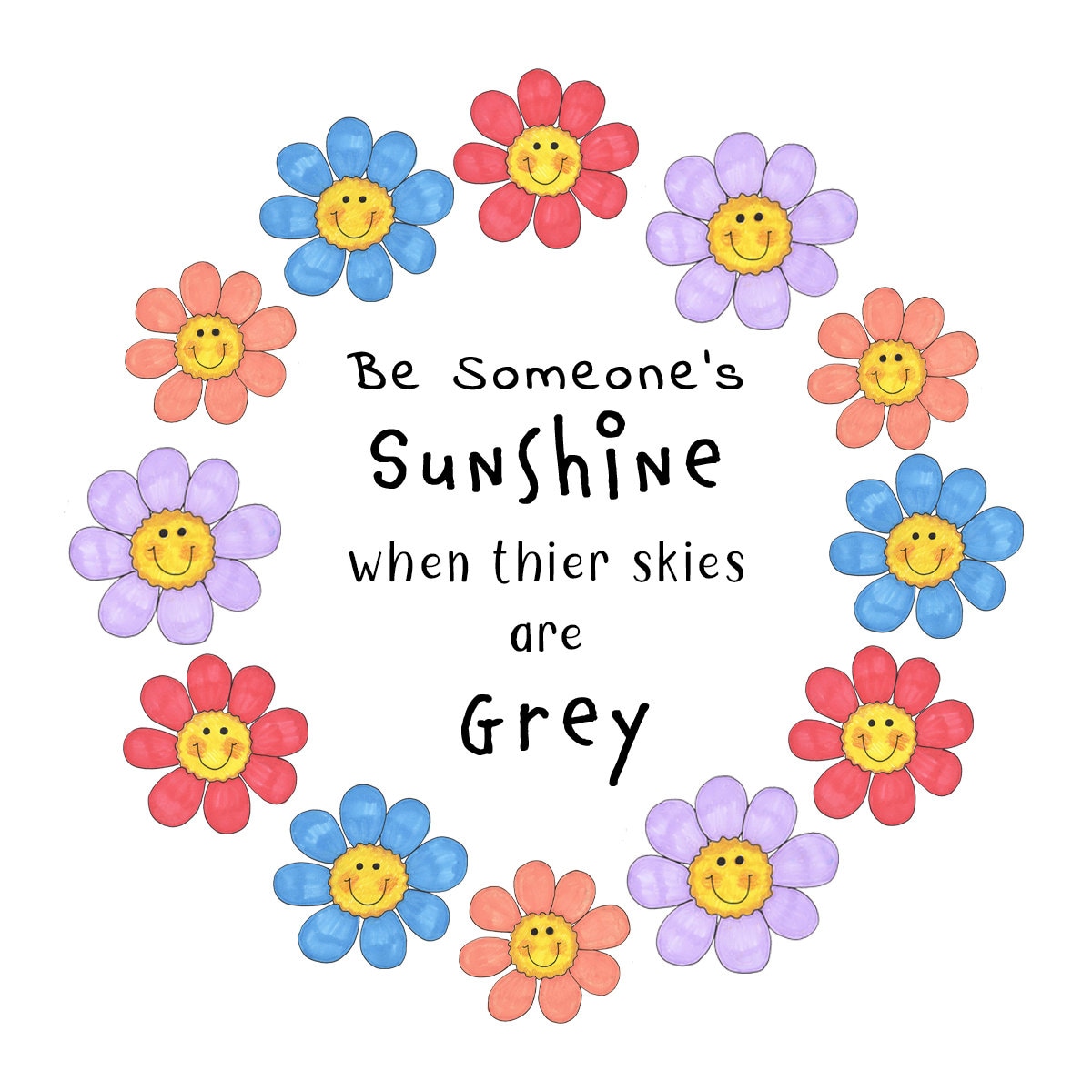 Be Someone's Sunshine Decor Sticker. Bigger Sticker to - Etsy
