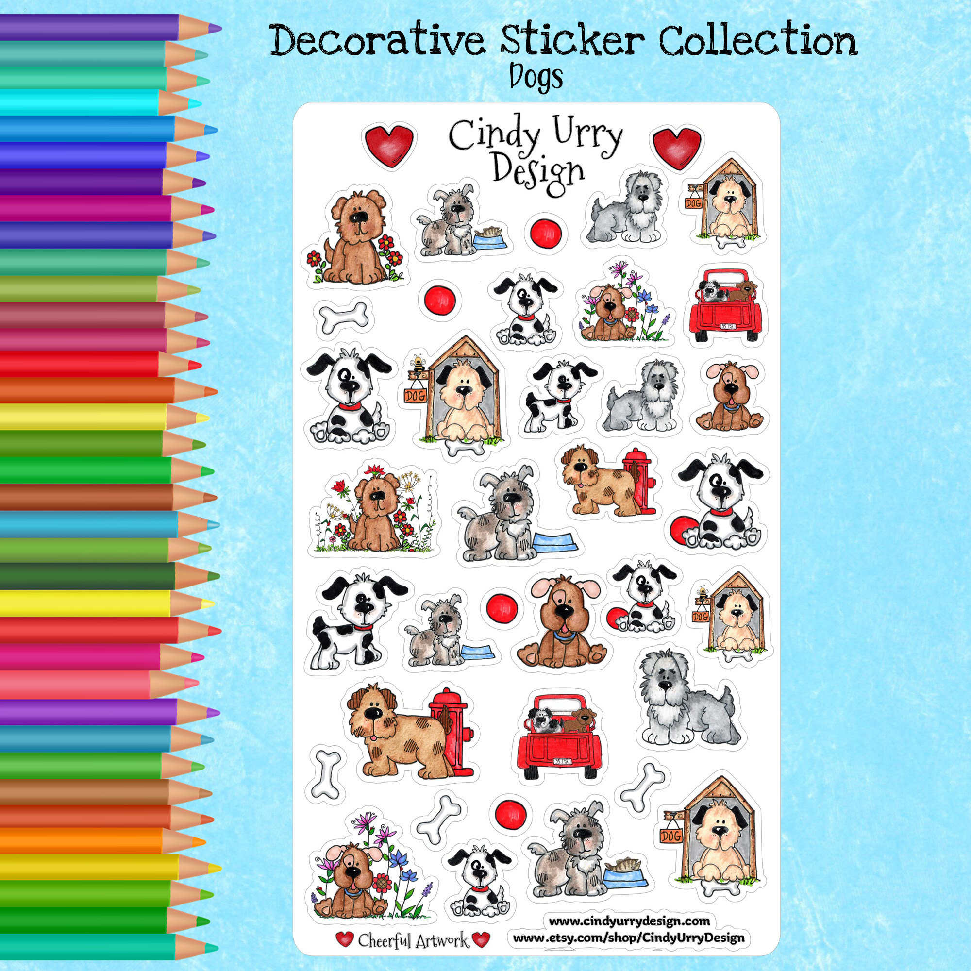 Dogs Decorative Stickers-cute Dog Mom Stickers-bullet Journals | Etsy
