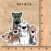 Dog Best Friends Laminated Car Decal, Tumbler Decal, Weatherproof ...