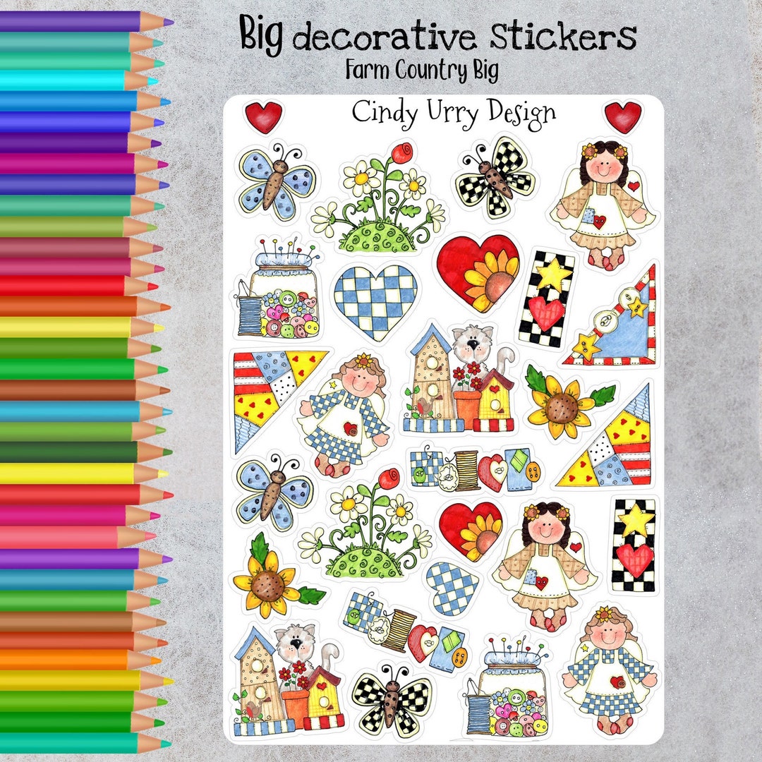 Farm Country Big Decor Sticker. Bigger Sticker to Compliment Smaller ...