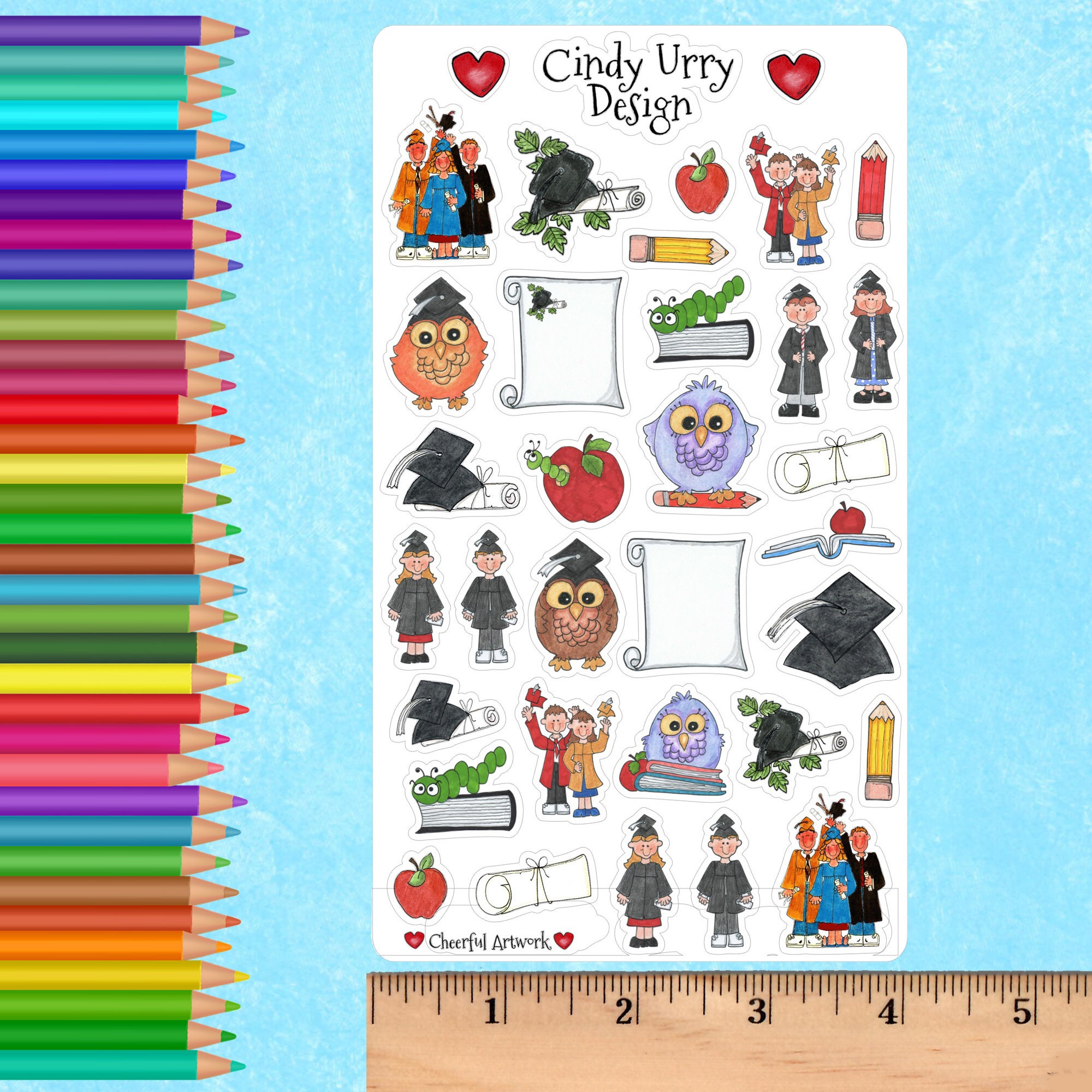 Graduation Time Decorative Sticker Bullet Journal All - Etsy