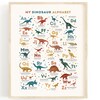 Personalised Nursery Animals Alphabet & Numbers Poster Set - Gender ...