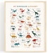 Animal Alphabet Print Gender Neutral Nursery Decor Bright - Etsy