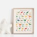Dinosaur Alphabet Print, Toddler Room Decor, Classroom Decor, Perfect ...
