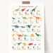 Dinosaur Alphabet Print, Toddler Room Decor, Classroom Decor, Perfect ...
