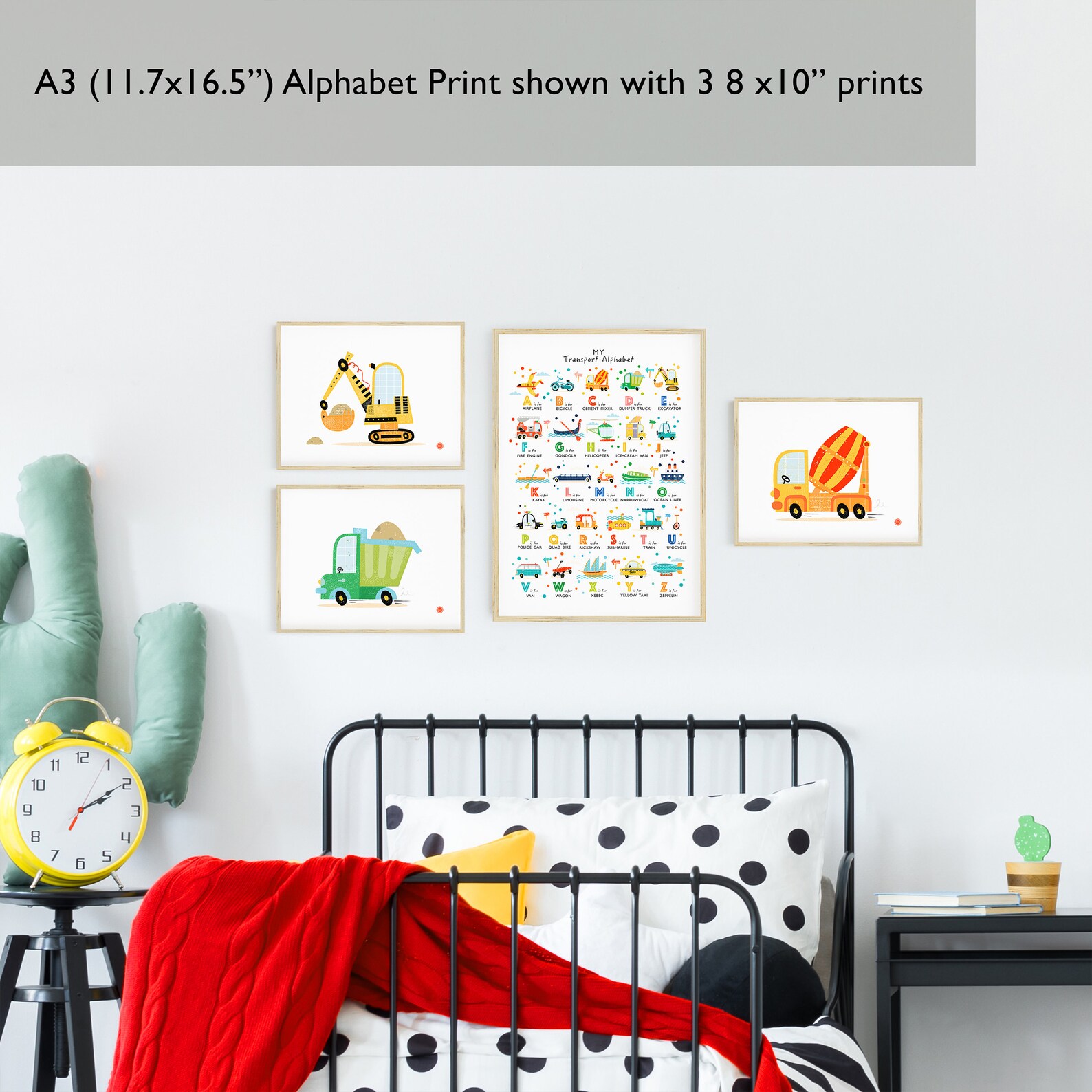 Transport Wall Art Transportation Gallery Wall Set Vehicle - Etsy UK
