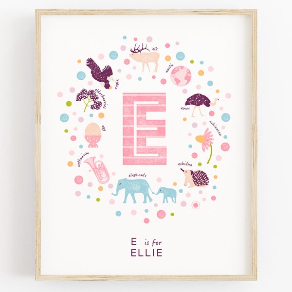 Letter E Wall Art - Etsy