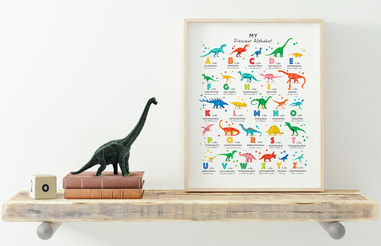 Dinosaur Alphabet Print Dinosaur A to Z Alphabet Poster - Etsy Canada