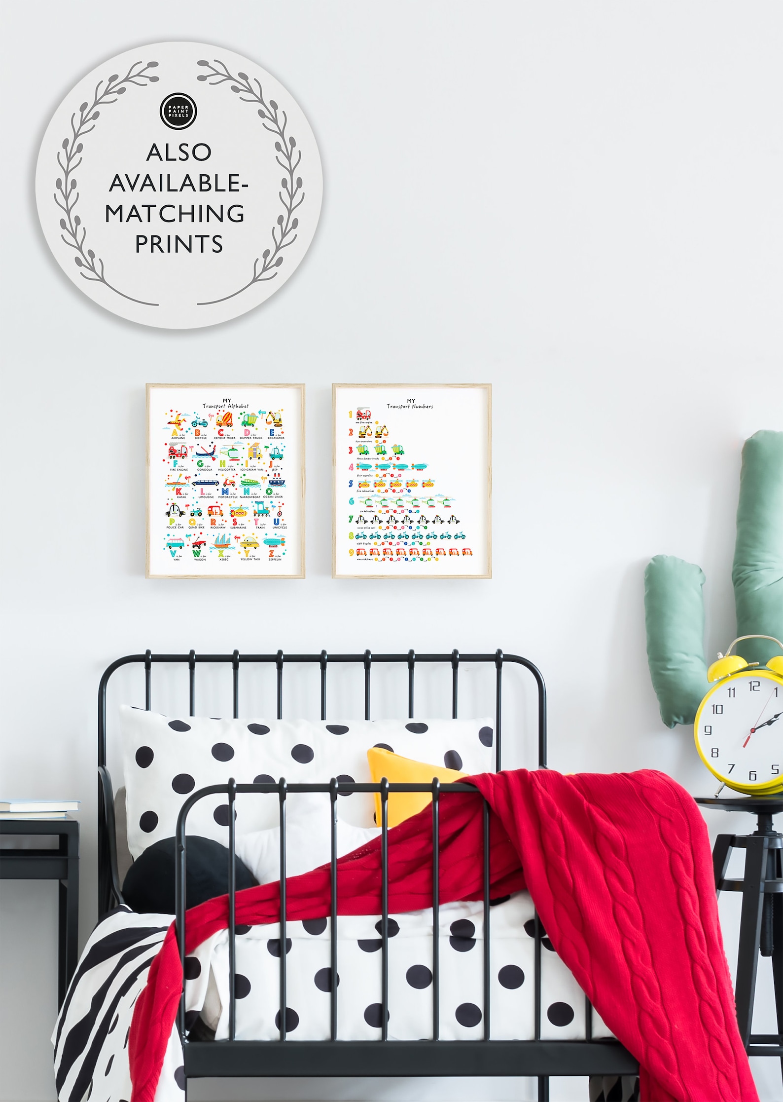 Transport Alphabet Print Alphabet Poster Car Fire Truck - Etsy Canada