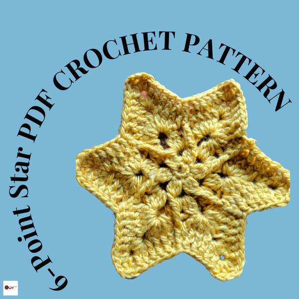 6 Point Star Pattern - Etsy