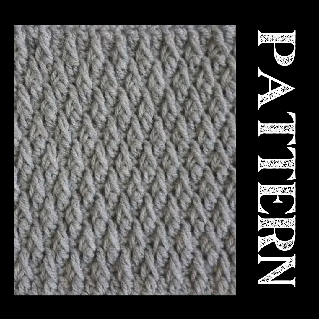 Alpine Stitch Crochet Pattern Digital Download - Etsy