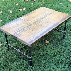 Table Rustic, Living Room, Industrial, Pipes, Pipes Shelving, Tables - Etsy