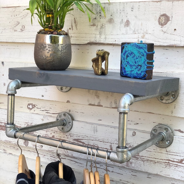 Galvanized Pipe Shelves - Etsy